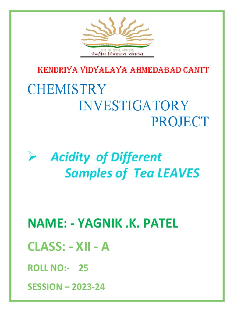 Yagnik Cip 1 | PDF | Science & Mathematics