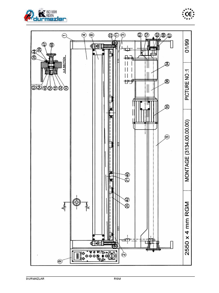 2-SPARE PARTS LISTS 2550x4mm | PDF | Screw | Equipment