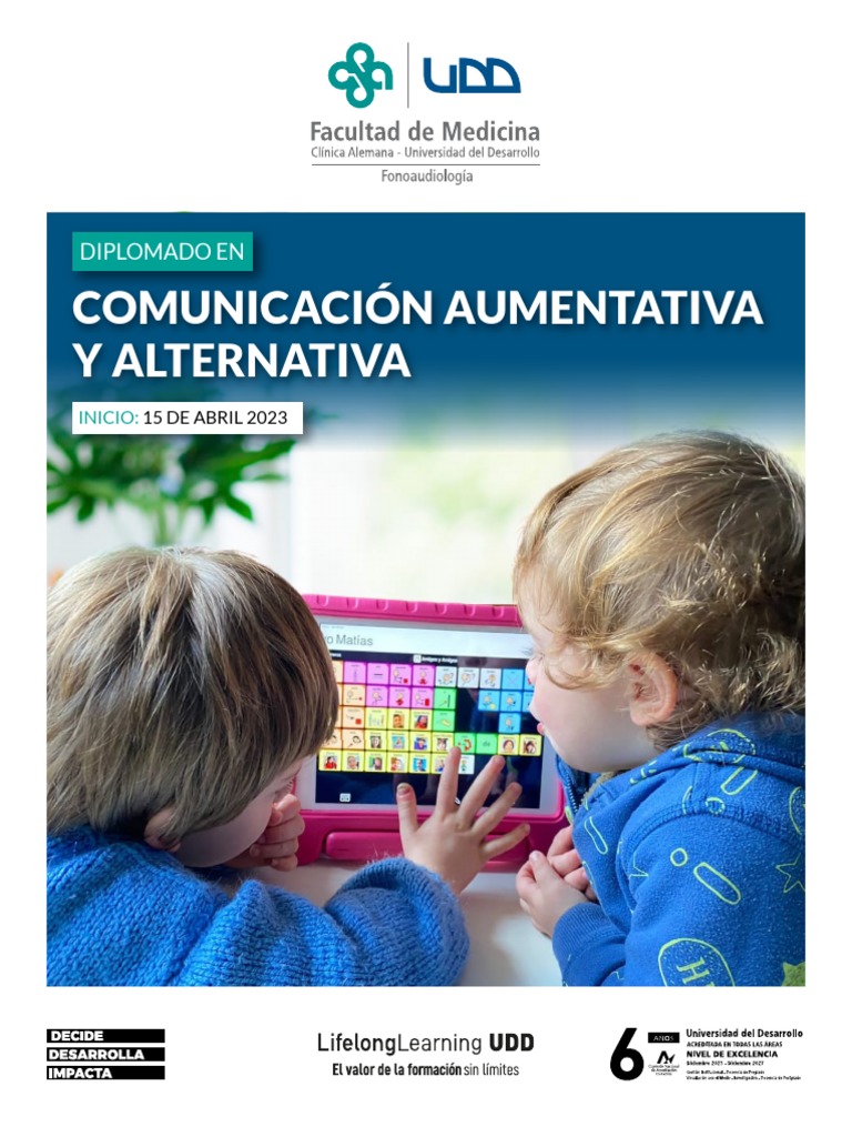Brochure Diplomado En Comunicación Aumentativa Y Alternativa V2 Fm Udd Pdf 