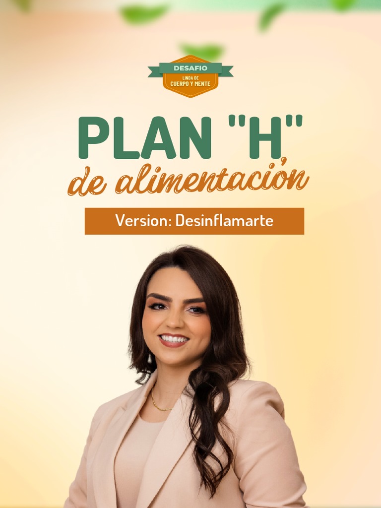 Dieta H - Desinflamacion LCM | PDF
