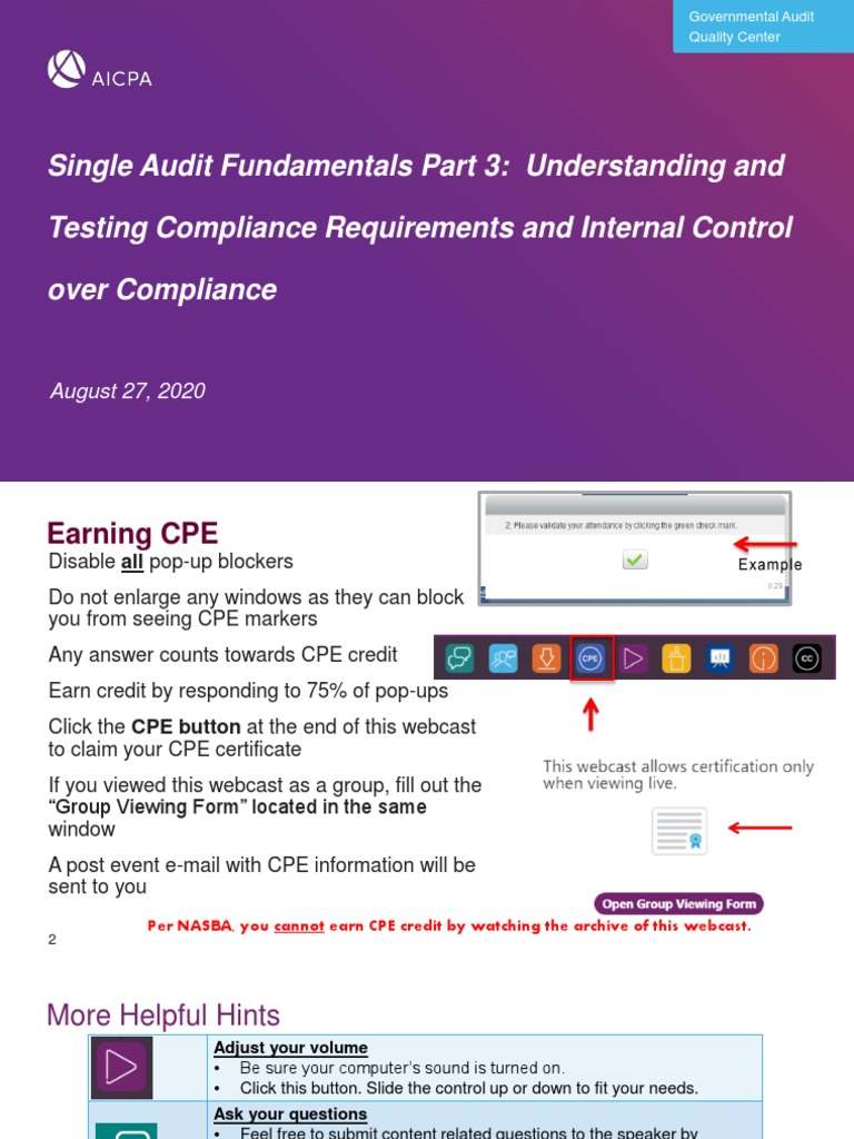 2022 Single Audit Fundamentals Part 3 2 | PDF