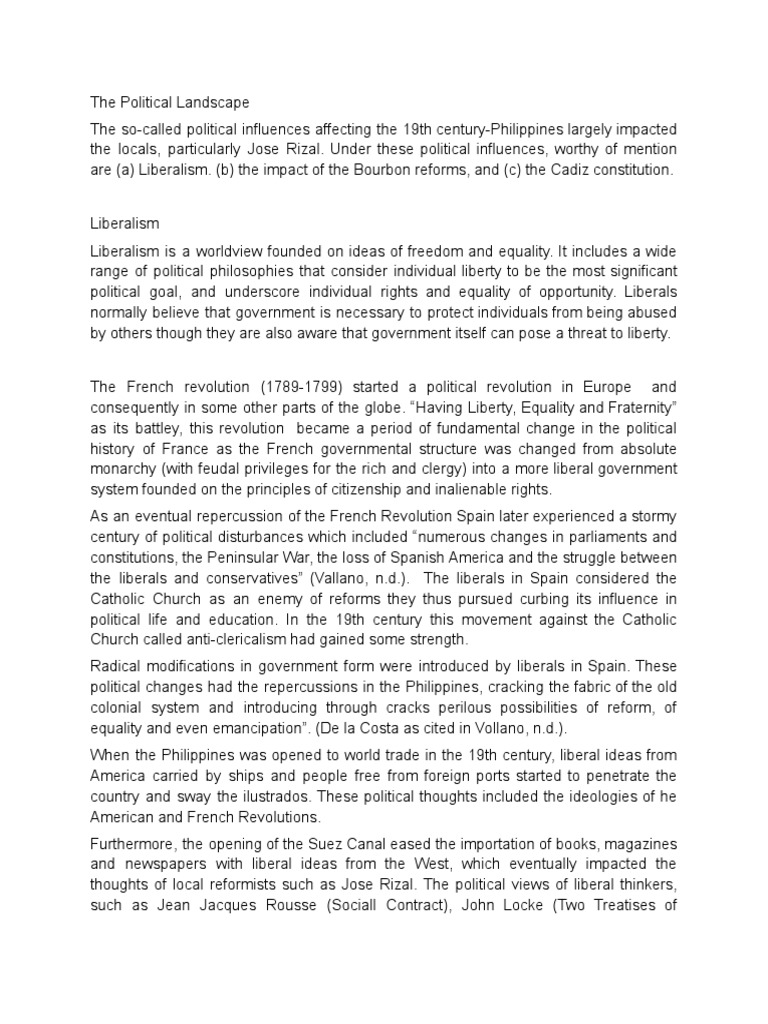 The Political Landscape | PDF