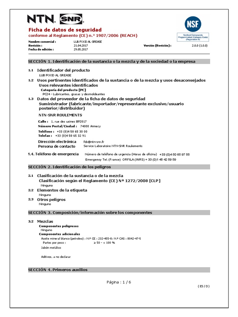 NTN Grasa Heavy | PDF