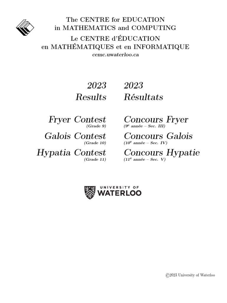 2023 F GH Results | PDF | Teaching Methods & Materials