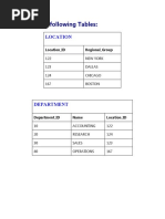 SQL Exercises (HR Database) (SUBQUERIES) | PDF | Sql | Data Model
