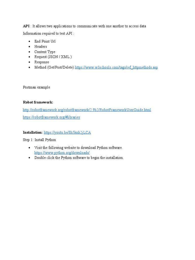 RobotFramework_setup | PDF