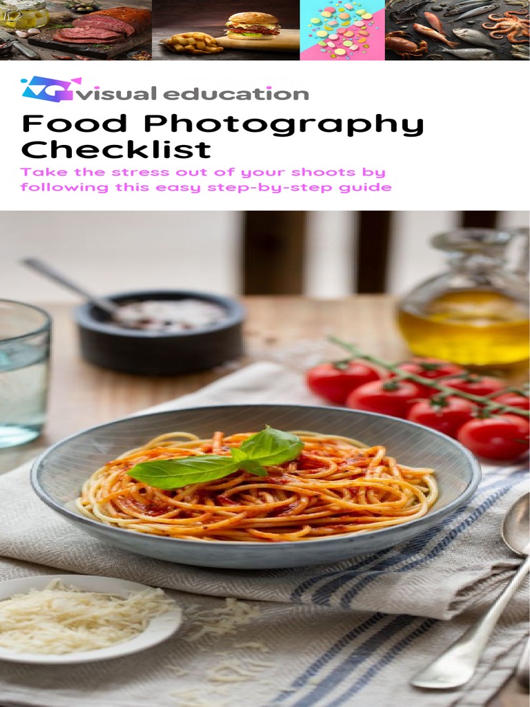 Essential Food Photography Checklist | PDF