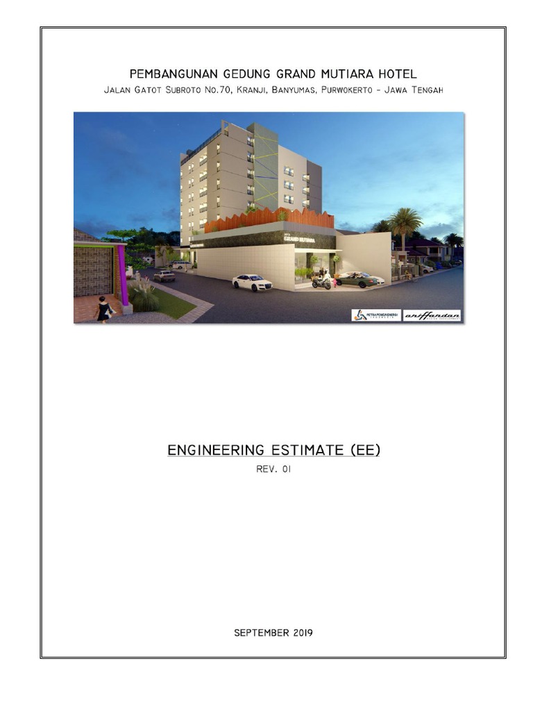 Engineering Estimate - Hotel PWT | PDF