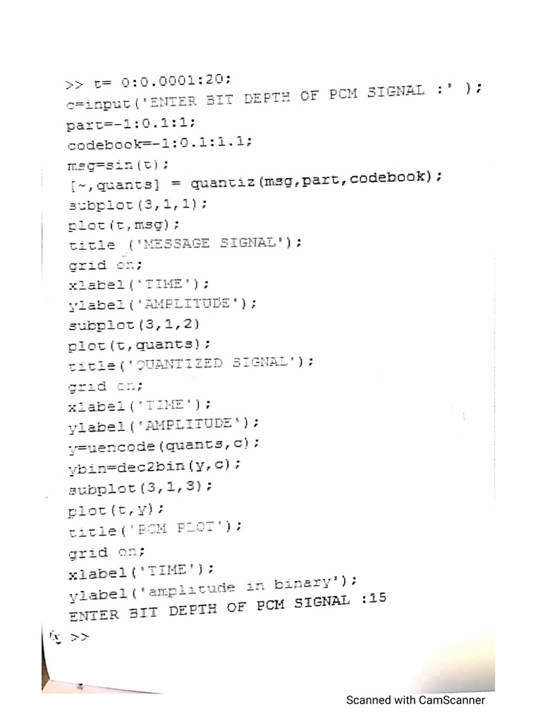 Matlab Code | Pdf