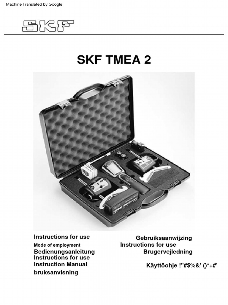 SKF TMEA 2 Shaft Alignment Manual | PDF | Machines | Clock