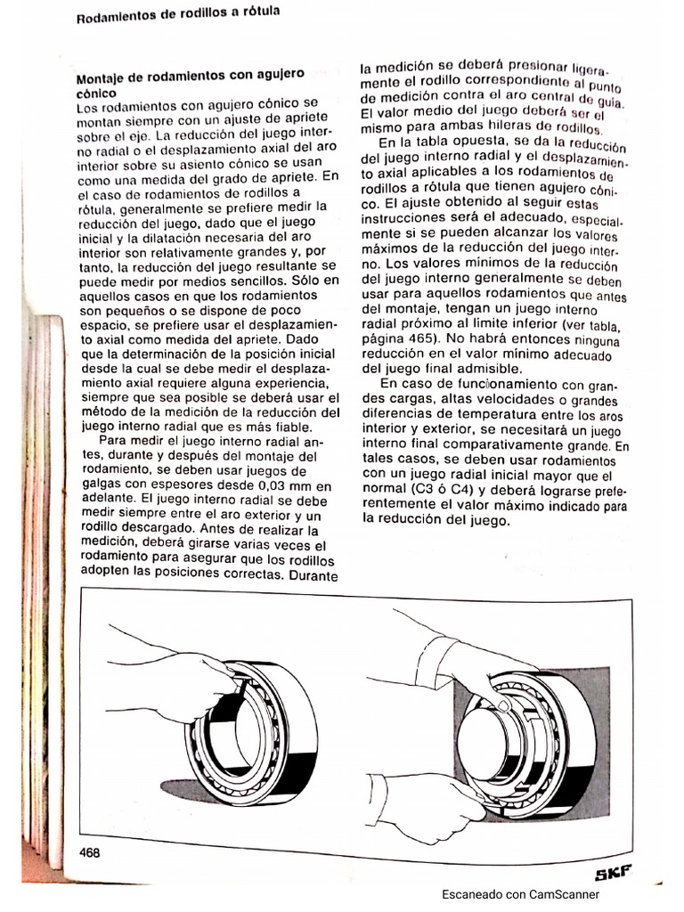 Ajuste de Rodamientos de Rodillos A Rotulas | PDF