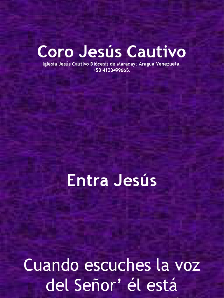 04 Entra Jesús | PDF