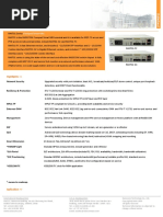 Raisecom - RAX700 Series Datasheet | PDF | Network Switch | Ethernet