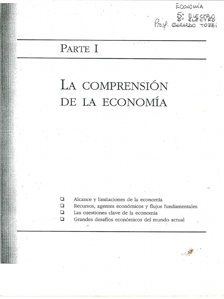 La Comprensión de La Economía | PDF
