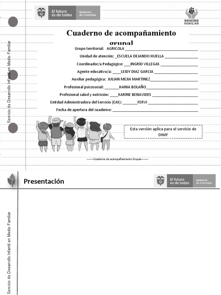 Cuaderno2023 de Acompañamiento Grupal DIMF Versión Junio (5579) | PDF
