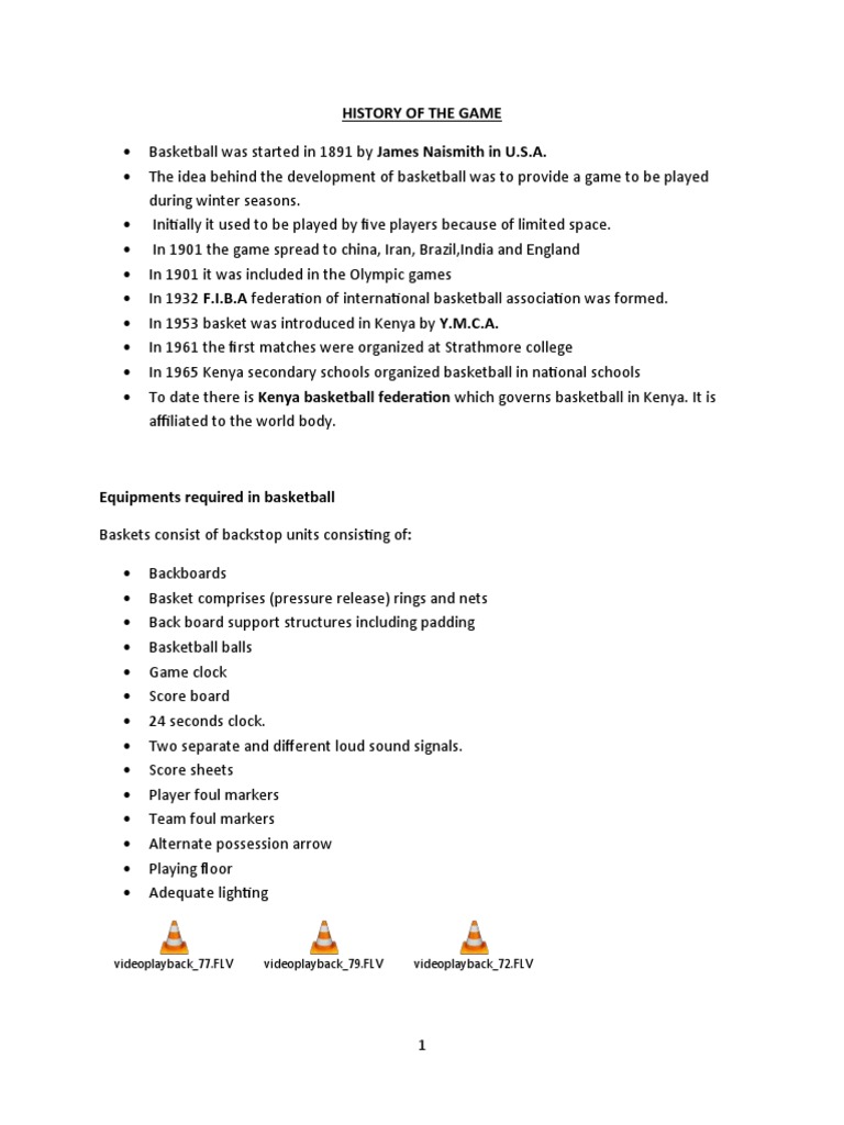 Basketball Notes 2013 | PDF | Sports Rules And Regulations | Indoor Sports