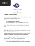 Curriculum Development Notes | PDF