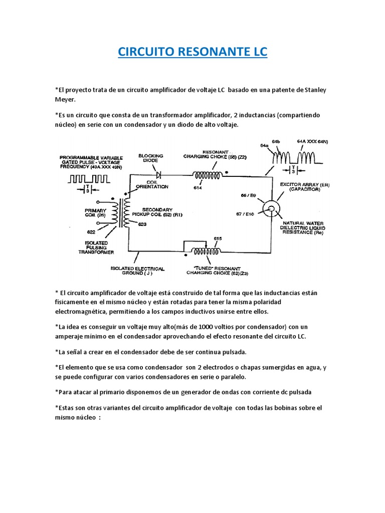 Circuito Resonante LC | PDF