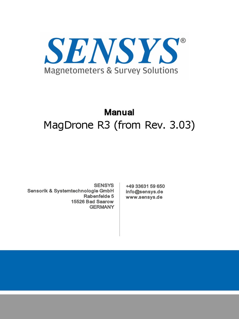 MagDroneR3 Manual EN V0115 | PDF