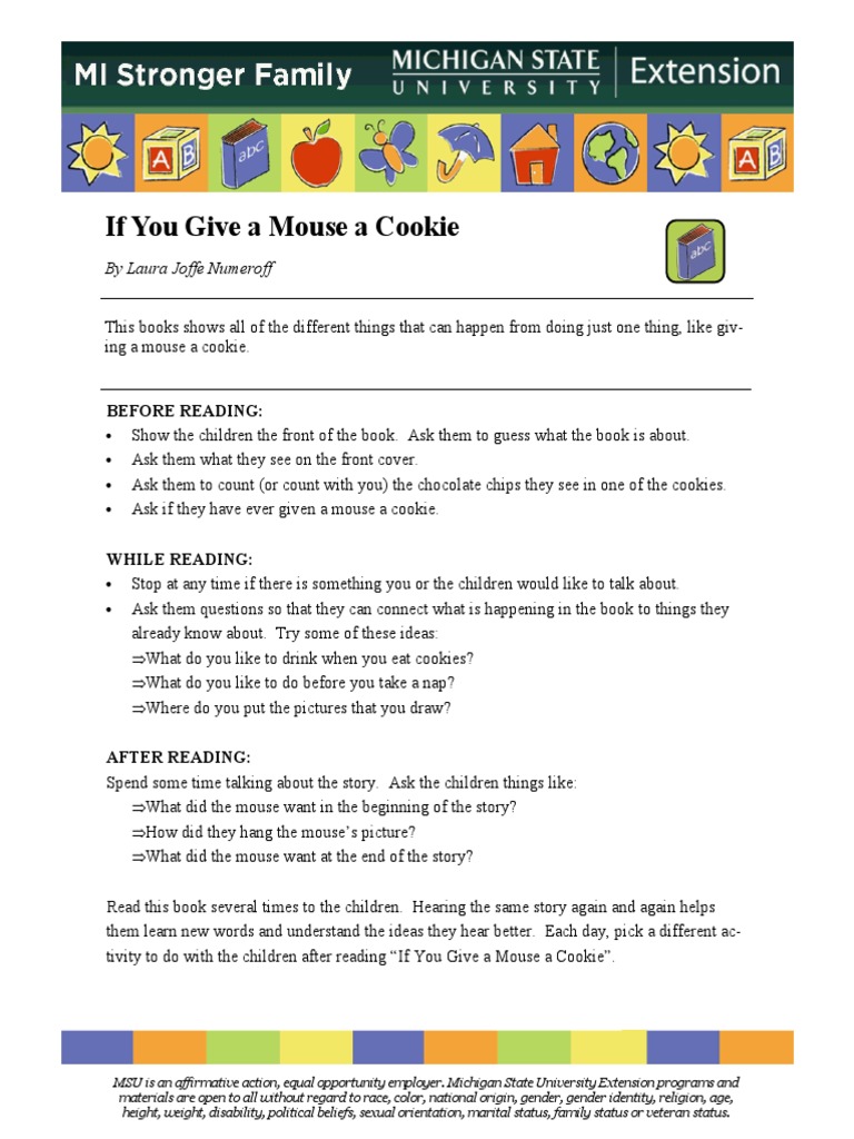 If You Give A Mouse A Cookie | PDF