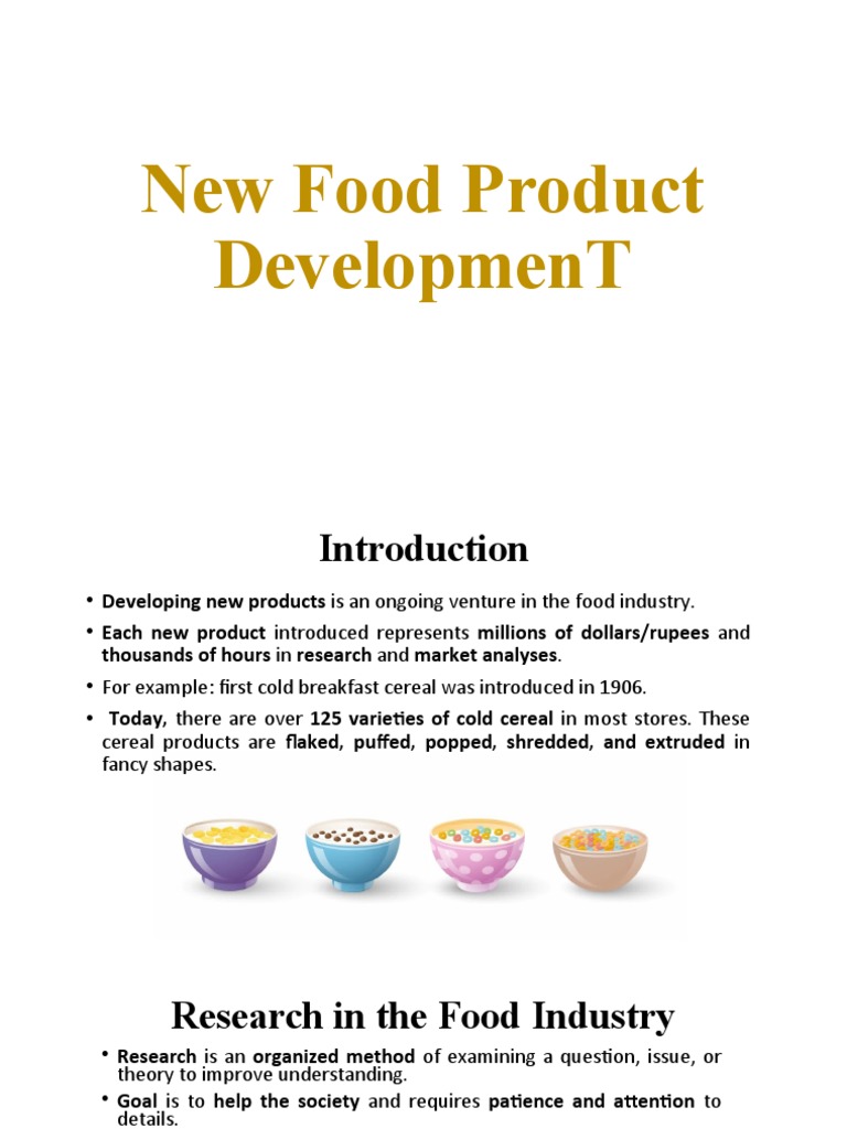 New Food Product Development Insights | PDF