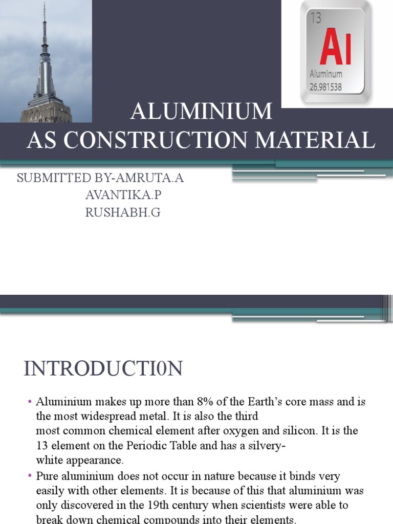 Aluminum As Construction Material | PDF