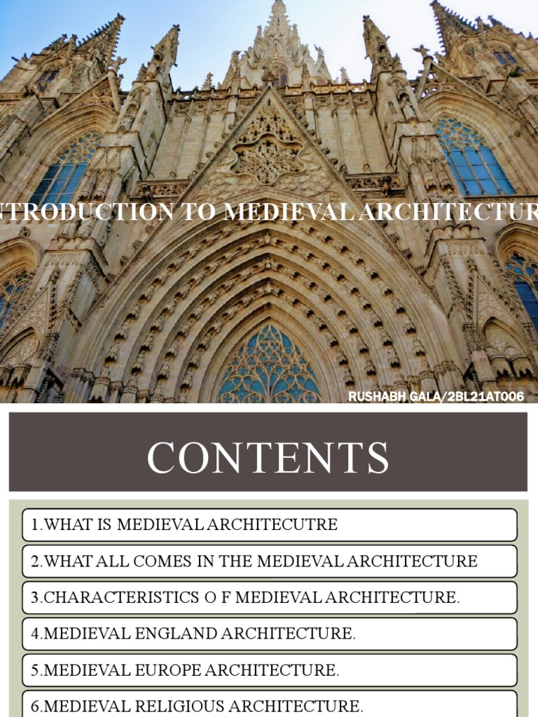 Overview of Medieval Architecture | PDF | Church (Building) | Medieval Art