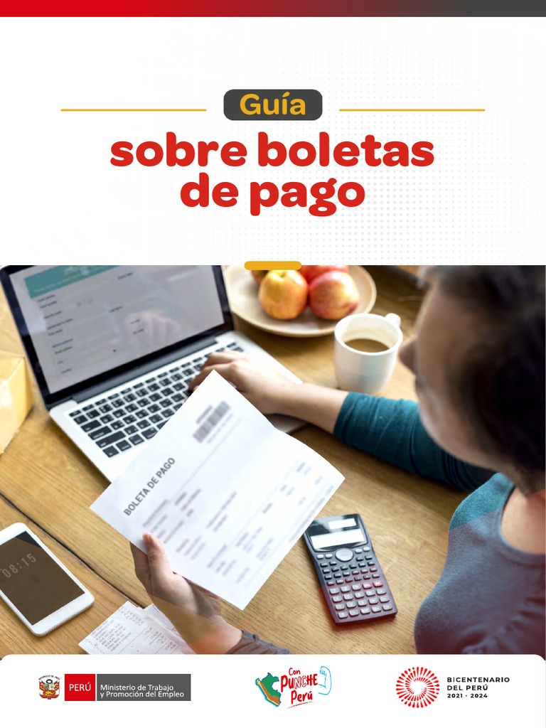 MTPE Guía Sobre Boletas de Pago | PDF