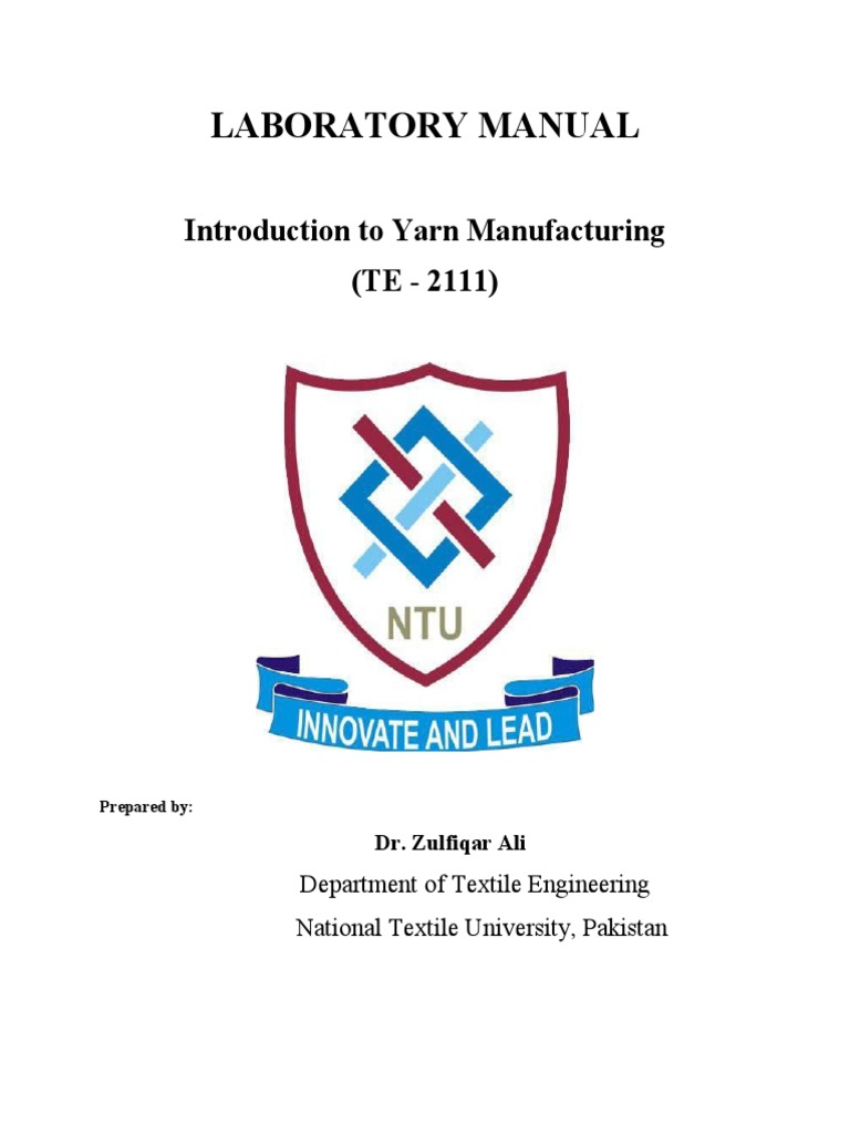 Intro Ym Lab Manual - 2022 | PDF | Science & Mathematics | Technology ...
