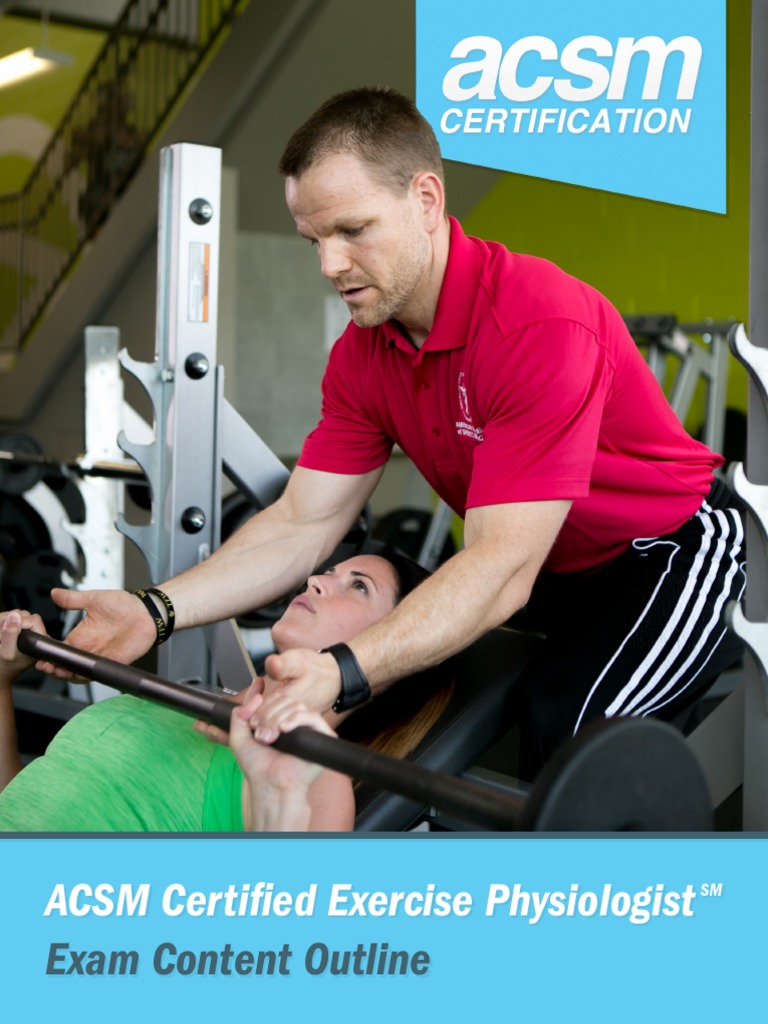 Acsm Ep C Certification Handbook | PDF