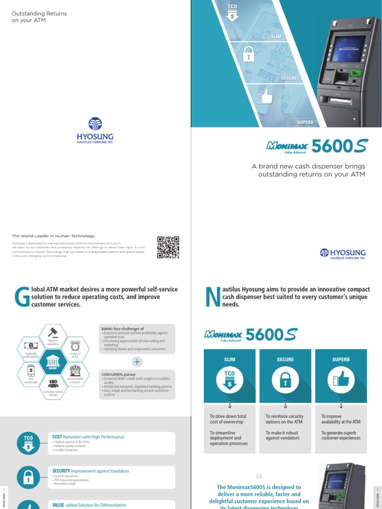 Monimax 5600S | PDF | Automated Teller Machine | Computer Engineering