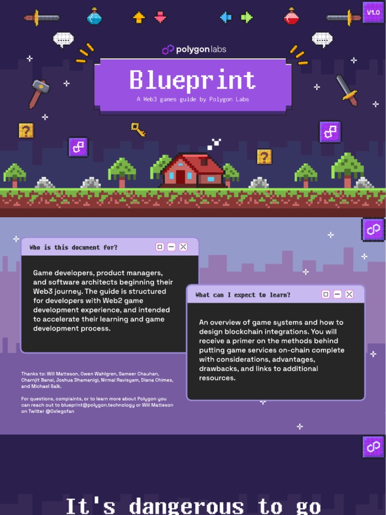 Blueprint - A Web3 Games Guide by Polygon Labs v1.0 | PDF
