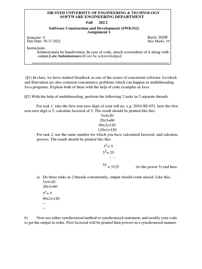 Assignment 1 2020F | PDF