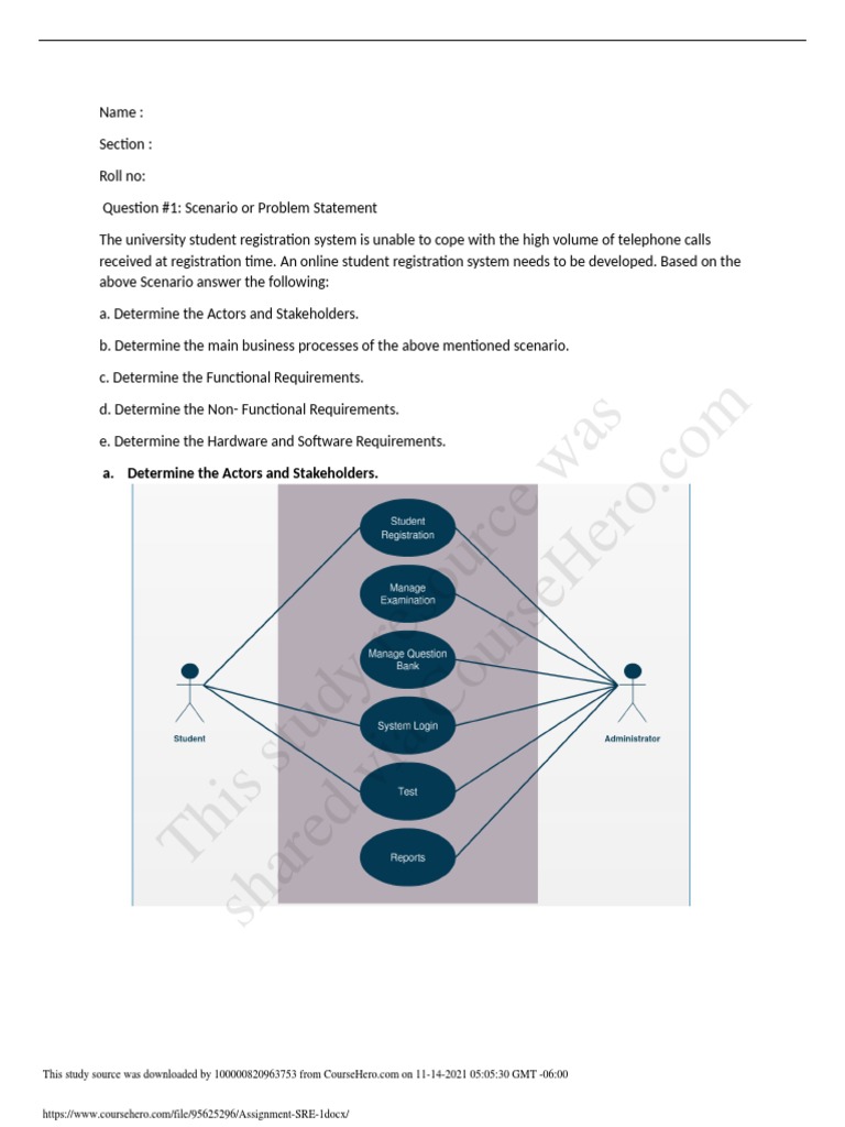 Assignment SRE 1 | PDF | Computer Network | Database Transaction