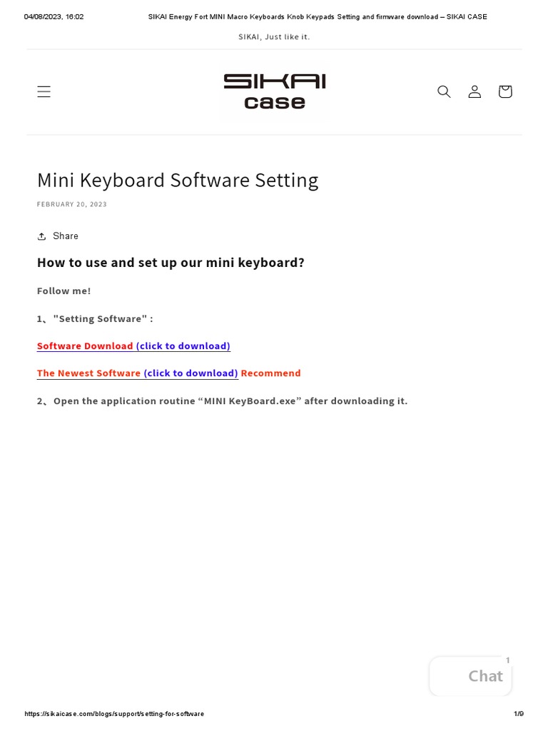 SIKAI Energy Fort MINI Macro Keyboards Knob Keypads Setting and ...