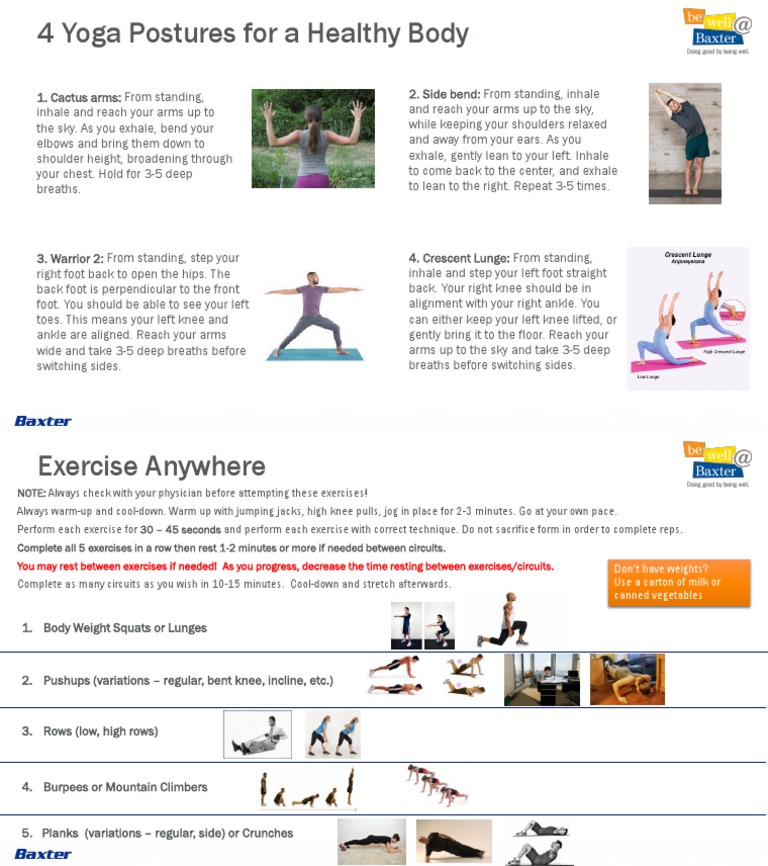 Exercise Anywhere | PDF | Wellness