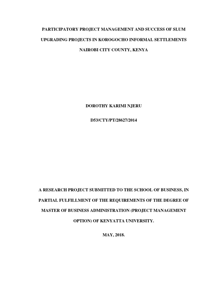 Participatory Project Management | Download Free PDF | Project ...