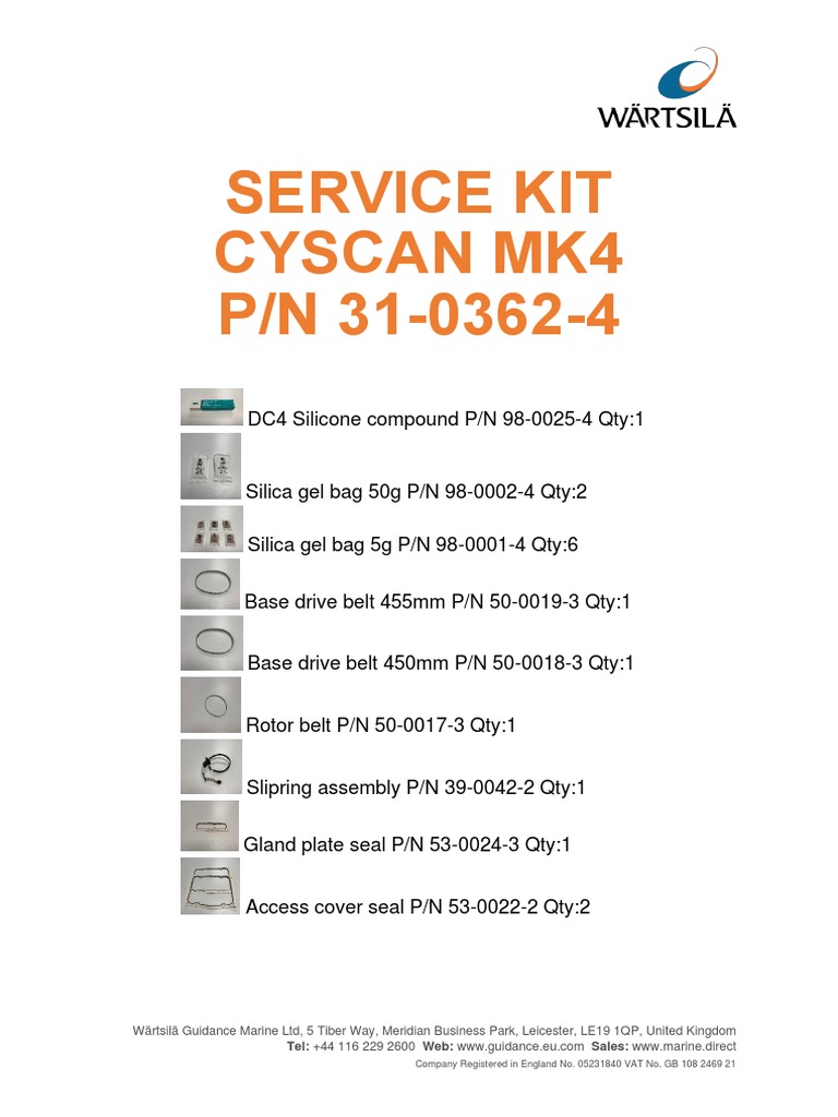 WGM MK4 Service Kit | PDF