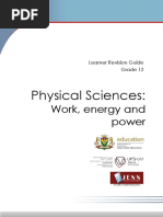 KWV 12 Physcs Work Energy and Power Notes | PDF | Force | Power (Physics)