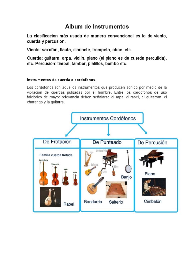 Album de Instrumentos | PDF