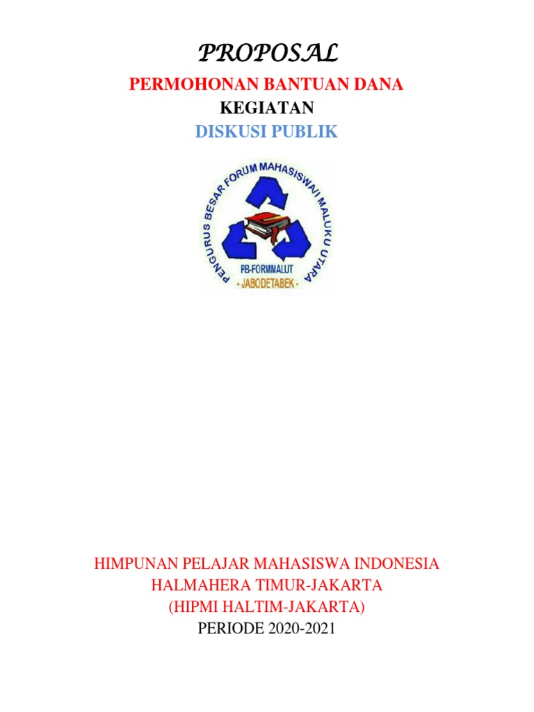 Proposal Diskusi PB | PDF