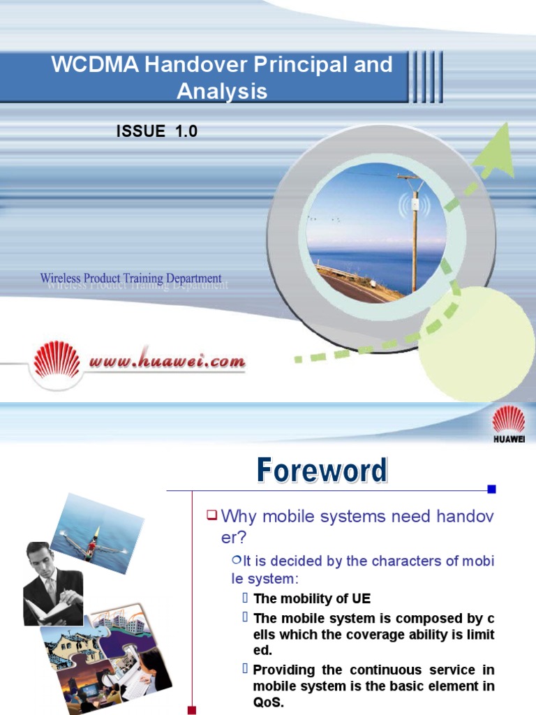 OWJ200106 WCDMA Handover Principal | PDF