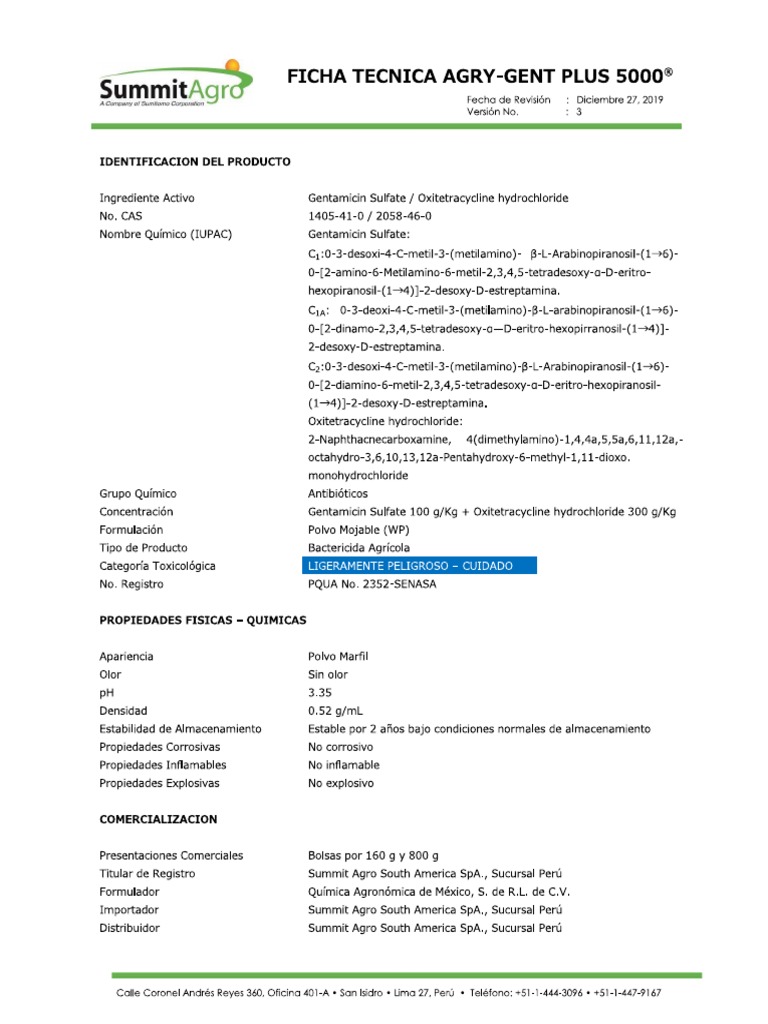 FT-AGRY-GENT PLUS | PDF