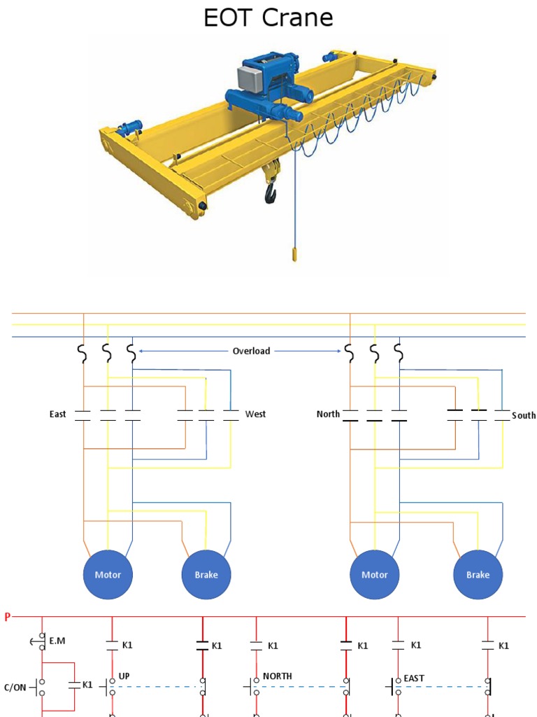 EOT Crane Control Circuit Diagram | PDF