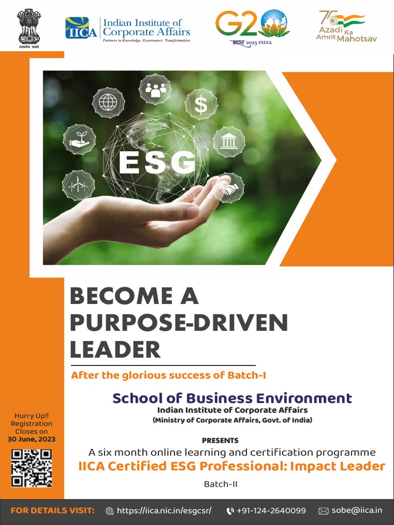 Esg Brochure 2023 | PDF