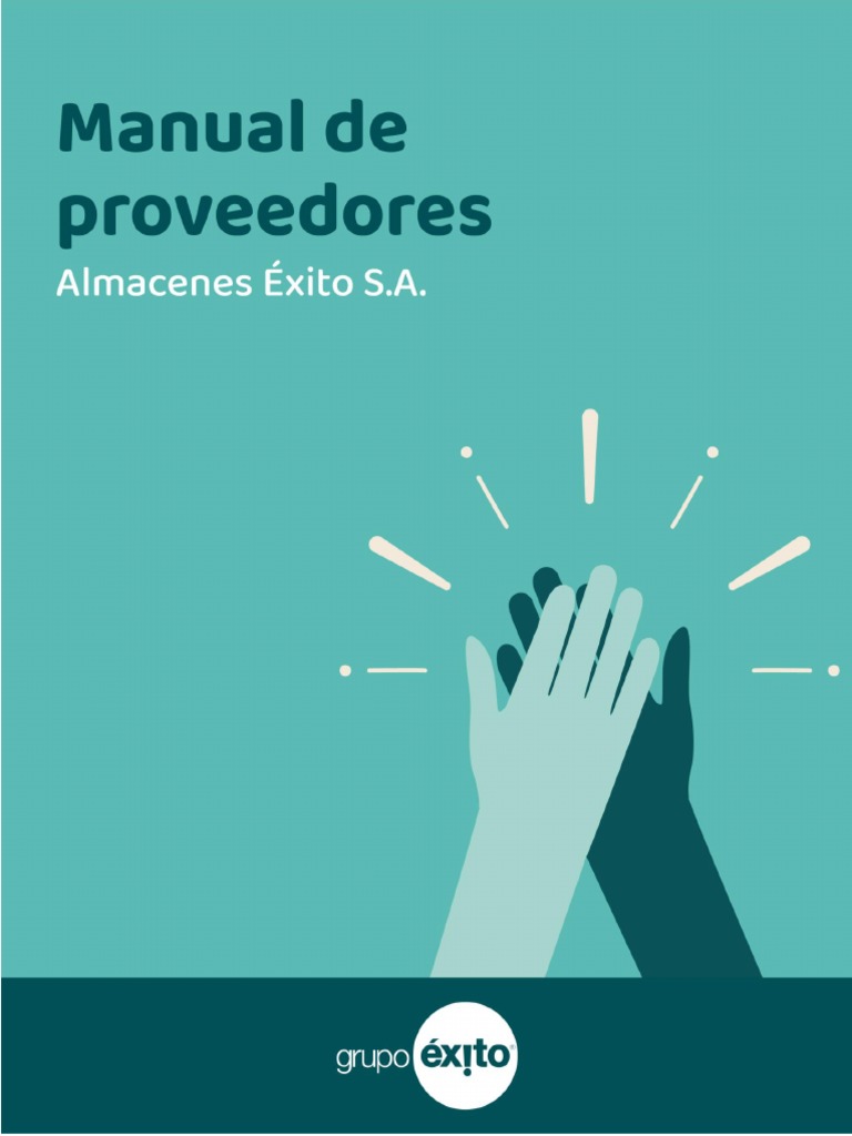 Manual de Proveedores Grupo Exito | PDF