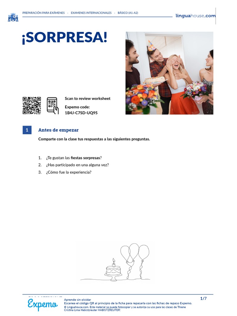 Sorpresa Castellano Spanish Student Pdf