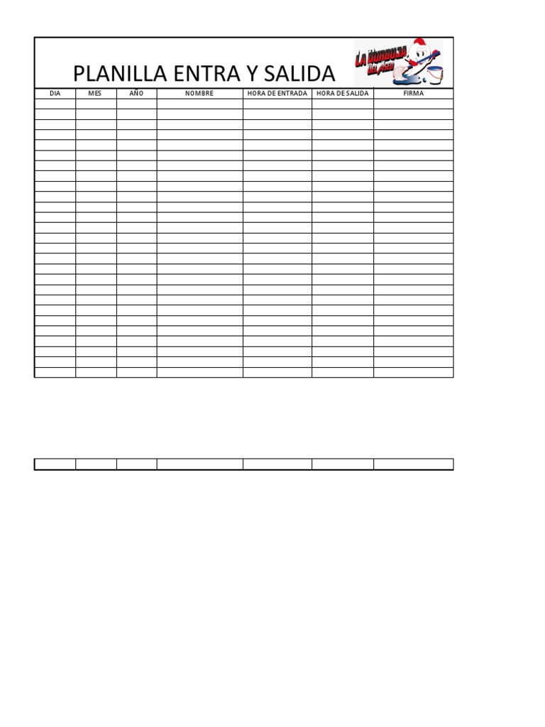 Registro de Horarios Laborales | PDF