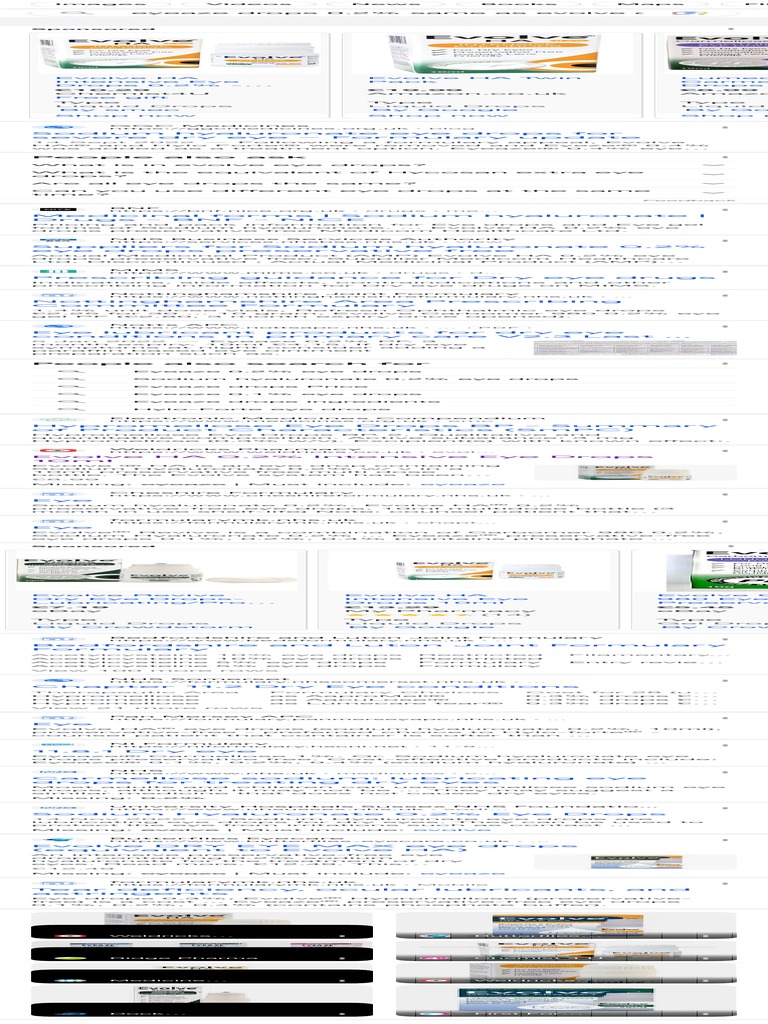 Eyeaze Drops 0.2 Same As Evolve Drops - Google Search | PDF