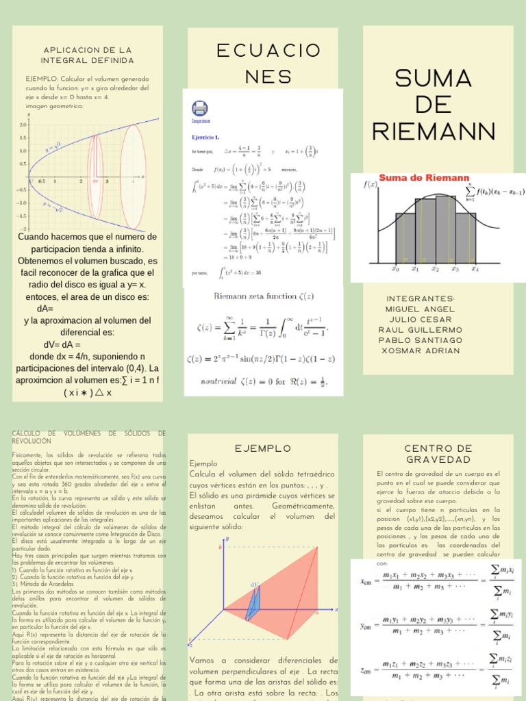 Suma de Riemann | PDF